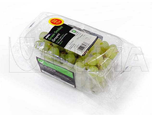 Uvas embaladas com bandeja em flow pack (hffs) — ULMA Packaging